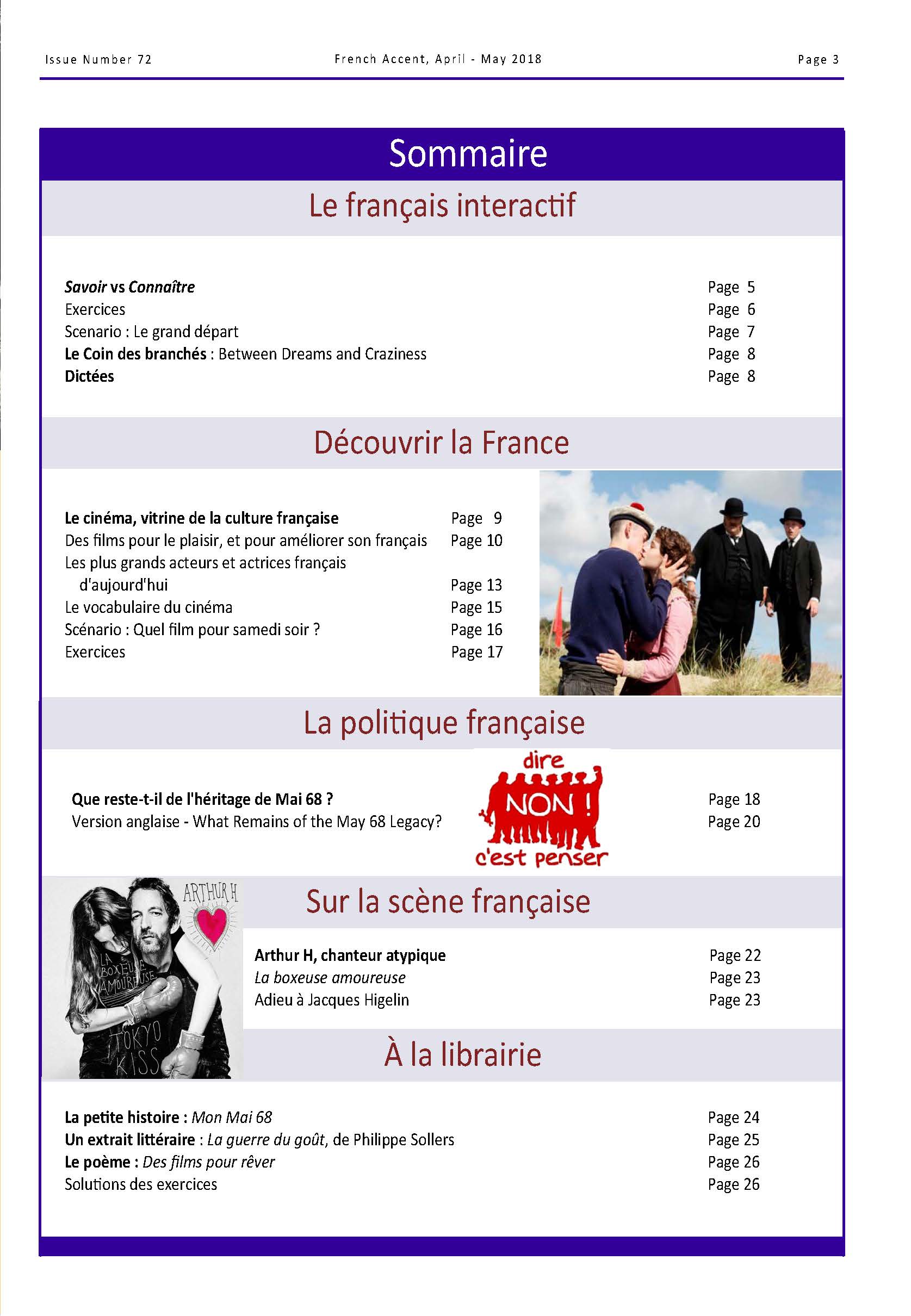 Free French Magazine - Learn French Magazine - French Accent Magazine ...
